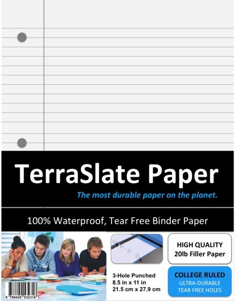Waterproof & Weatherproof Laser Paper | TerraSlate Paper