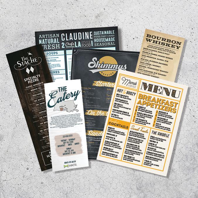 Menu Paper | Restaurant Menu Printing | Waterproof Laser Paper ...