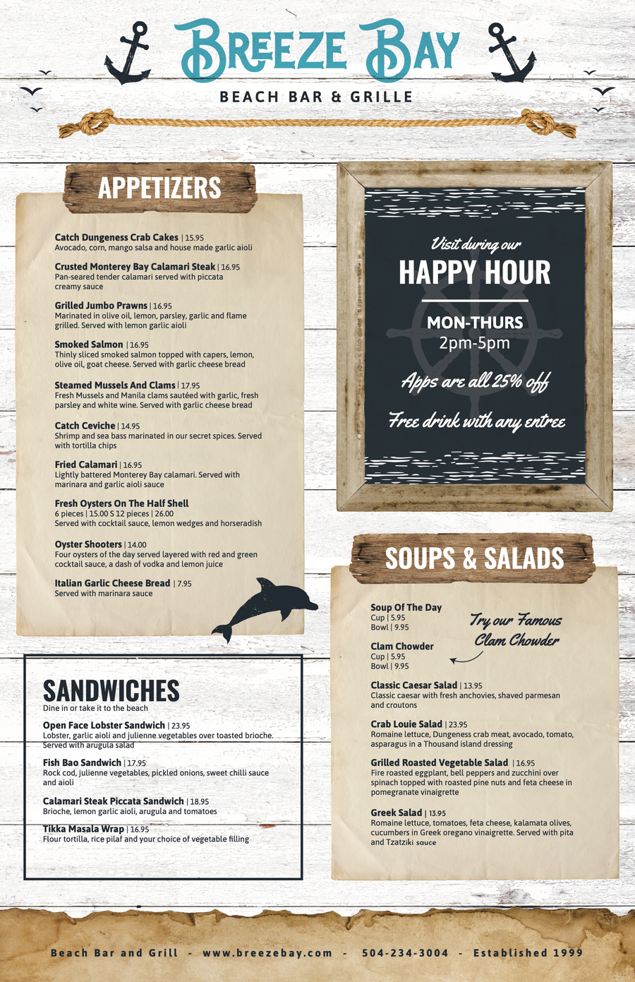 Creative Menu Design Ideas | TerraSlate Paper