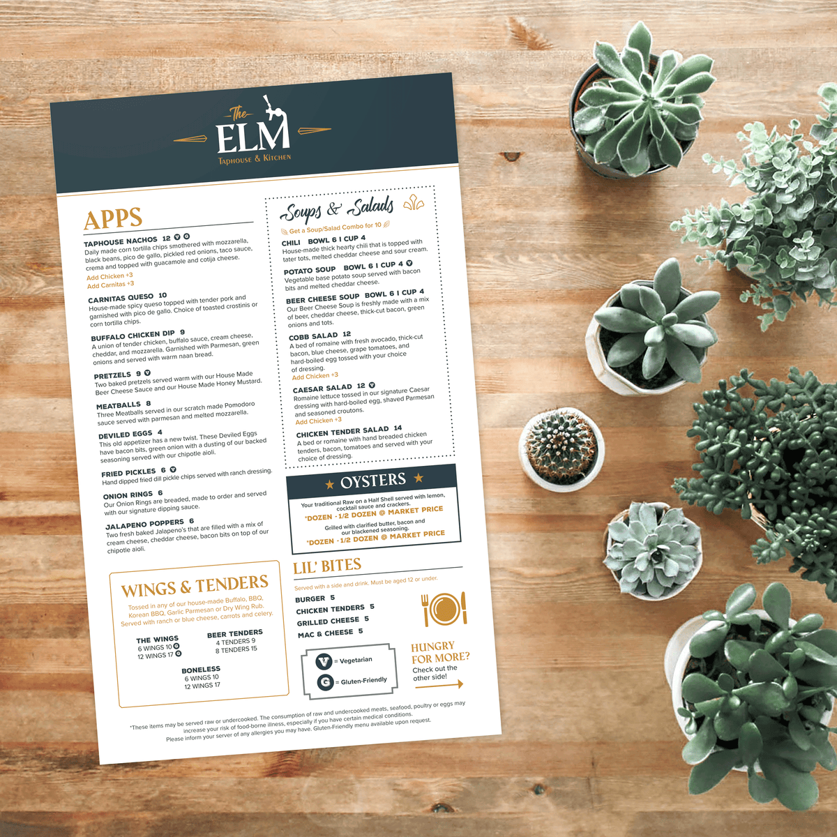 Creative Menu Design Ideas | TerraSlate Paper