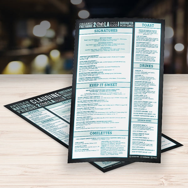 Waterproof Restaurant Menus | TerraSlate Paper