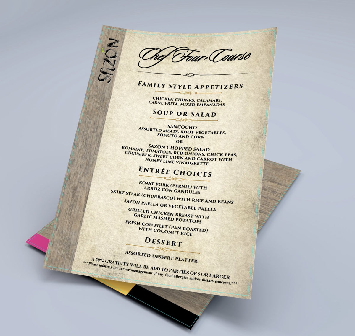 Waterproof Menu Paper | TerraSlate Paper
